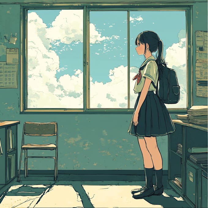 Draw anime characters illustration by Kairimmons | Fiverr