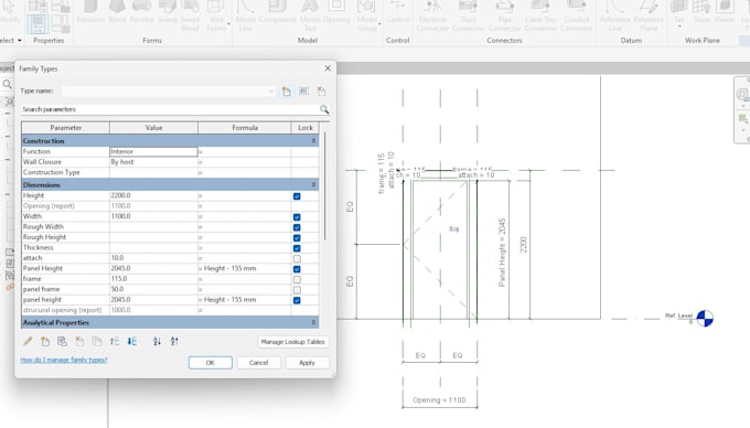 Create custom revit parametric furniture families for architecture and ...