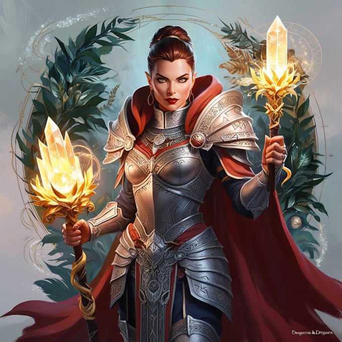Draw dnd character, art fantasy, illustration for concept art by ...