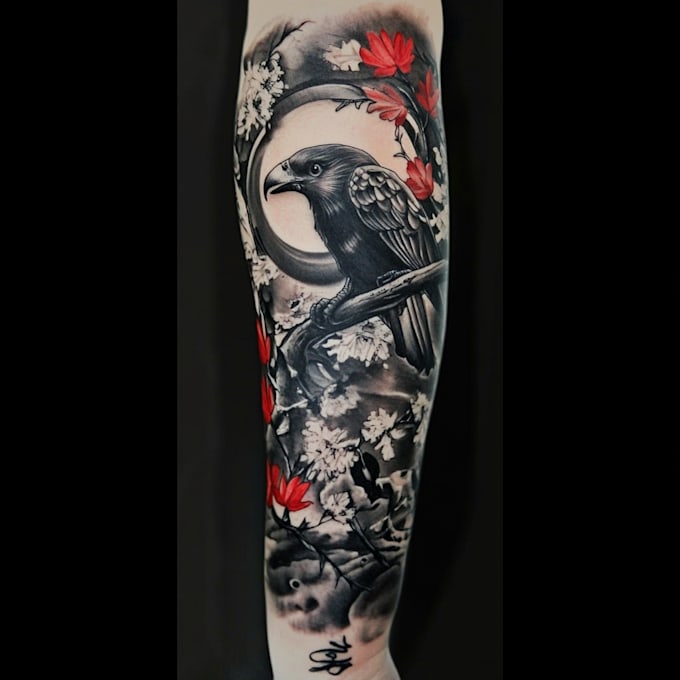 Professionally design your sleeve tattoo by Ronelerse | Fiverr