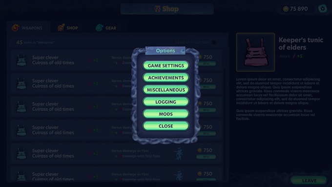 Develop 2d unity mobile game fantasy 2d game mmorpg game android ios game design by ...