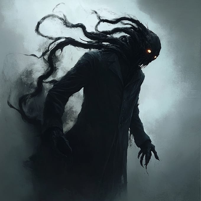 Create a fantasy horror character art and horror art by Coratcliffe ...