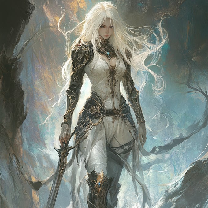 Draw dnd character art, fantasy illustration or concept art by ...