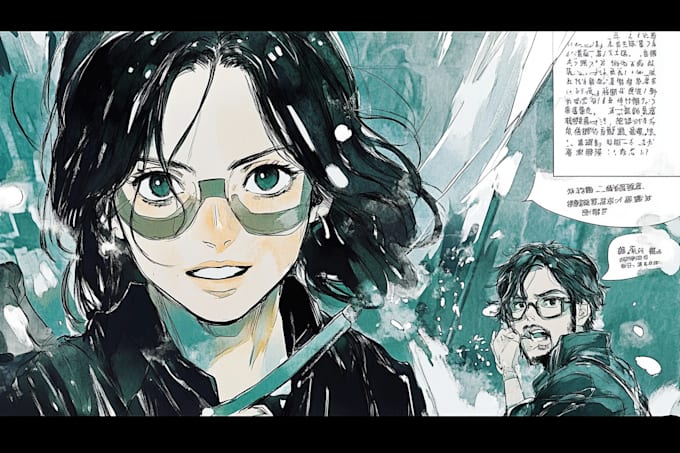 Make comic, webcomic, webtoon in manga style by Anjaritzer | Fiverr
