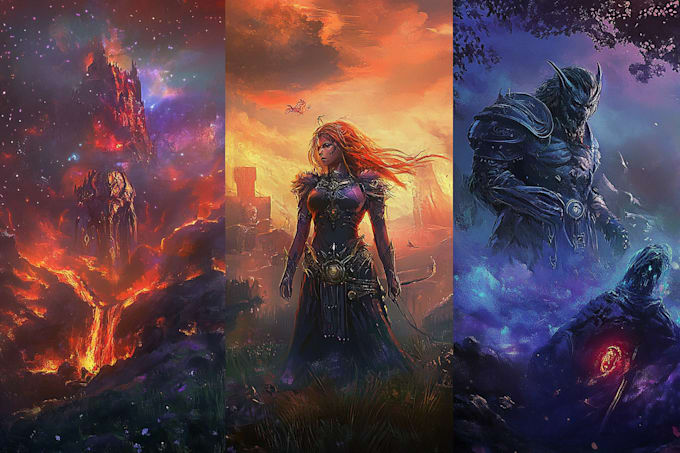 Create fantasy concept art and dnd characters design by Terekartin | Fiverr