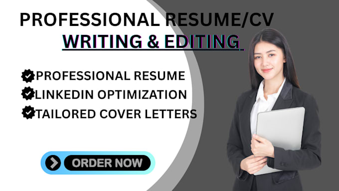 Write resume writing, professional resume, cv, federal resume and cover letter by Debbieleroy234 ...
