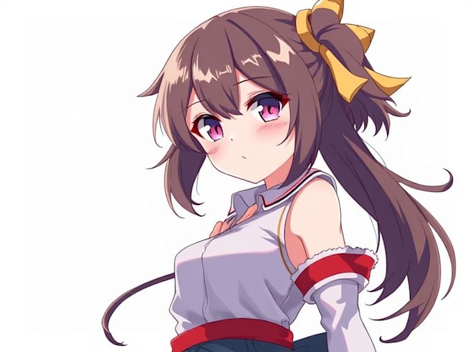 Draw anime original character, fan art, concept art, anime character ...
