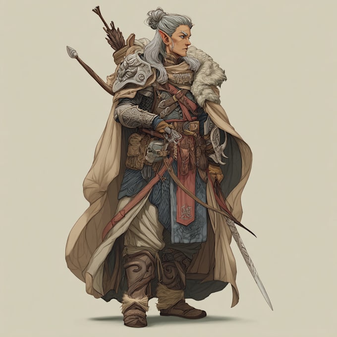 Draw dnd character art and dnd by Zahrachurchill | Fiverr