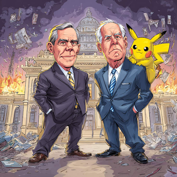 Create political and editorial cartoons by Mauriciopugh | Fiverr