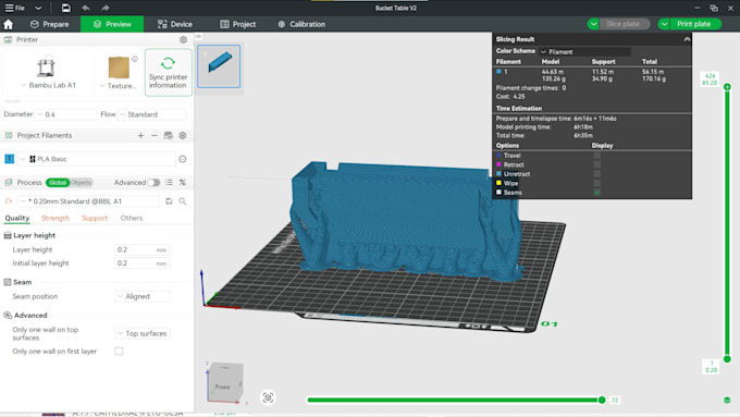 Slice stl and paint on bambu lab for 3d printing by Holyfingersfiv3 ...