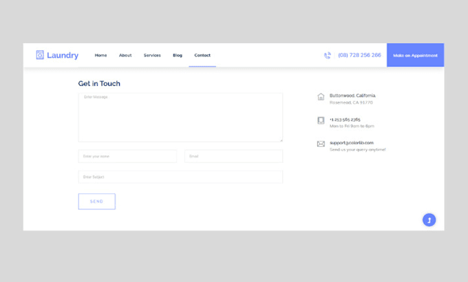 Design a professional laundry or dry cleaning website with booking by ...
