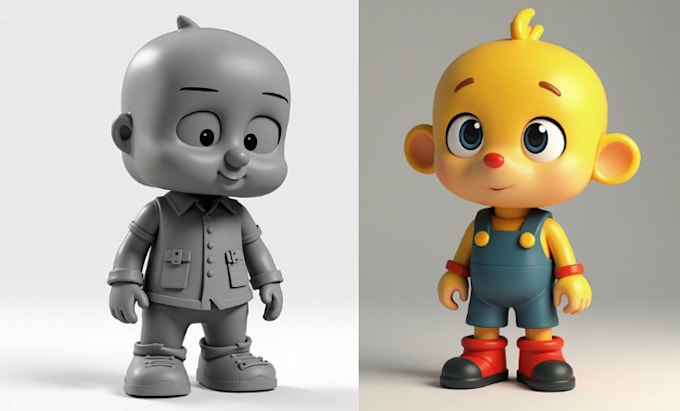 Design 3d children toy, 3d cartoon toy, 3d baby toy, custom kids toy in ...