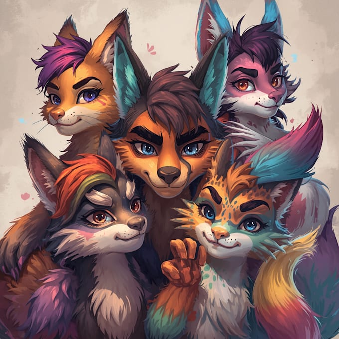 Custom furry art for your characters by Hansietuo | Fiverr