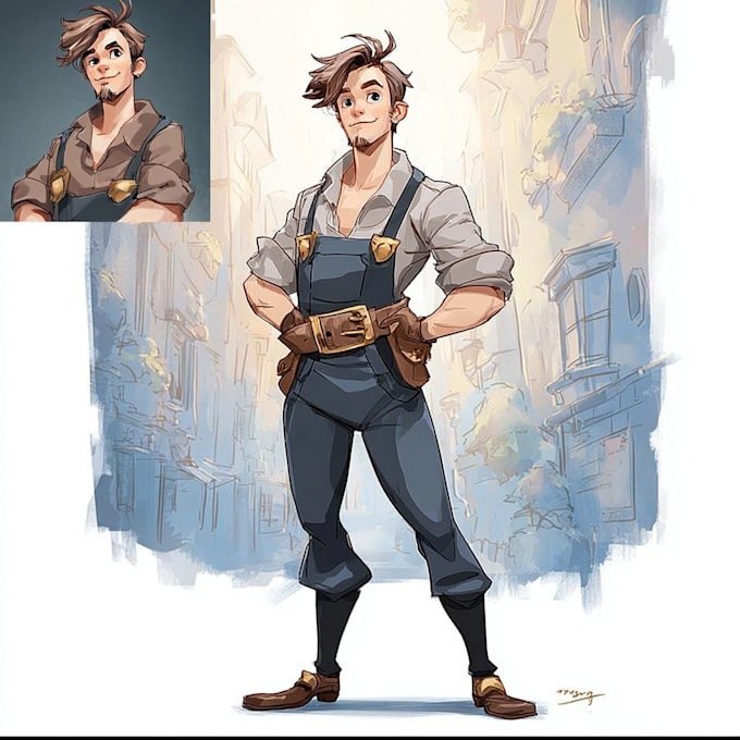 Create a custom cool monster cartoon character illustration by Lanwaya ...