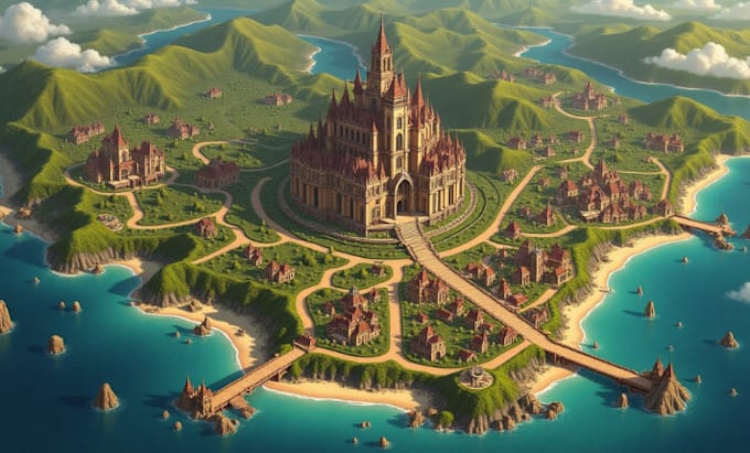 Create a custom business, restaurant, or hotel location map illustration by Presh_arts01 | Fiverr