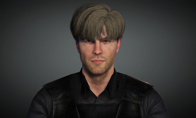3d hyper realistic character modeling, metahuman character, human ...