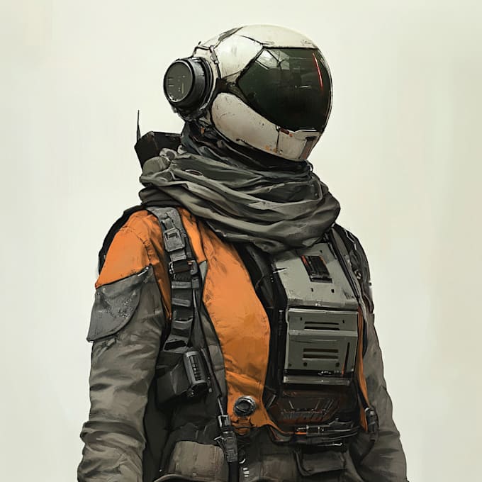 Design sci fi character illustration or sci fi character by Rannik | Fiverr
