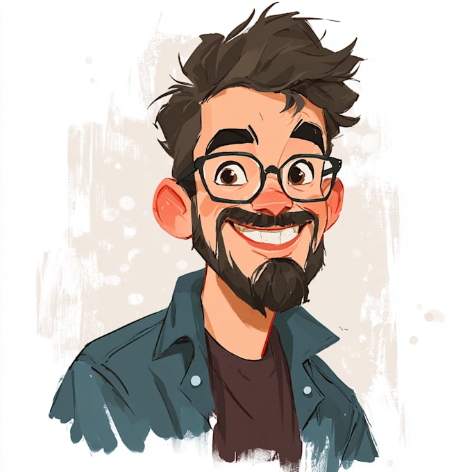 Do portrait cartoon caricature headshot avatar from photo by Aireepyra ...