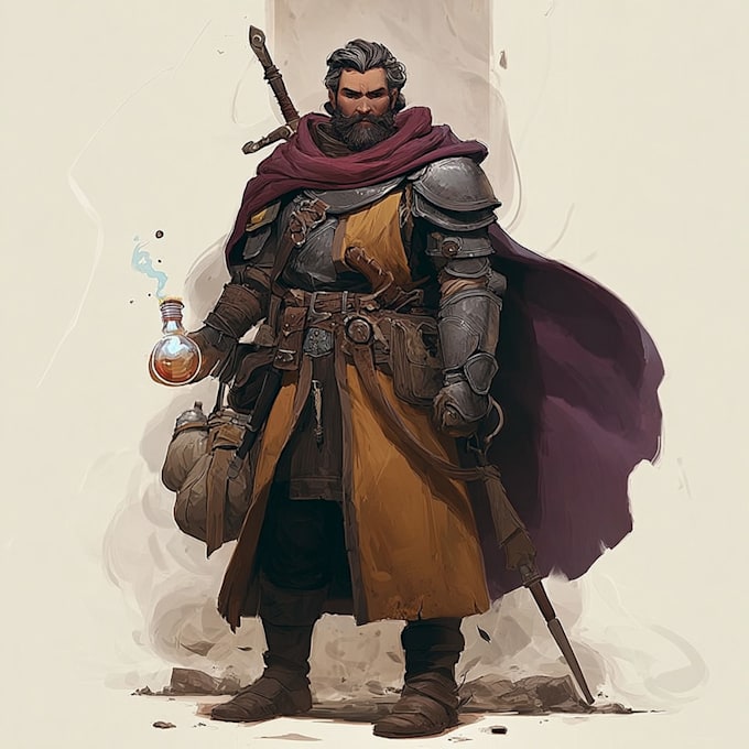 Create a unique fantasy, dnd character art by Odelbrahams | Fiverr