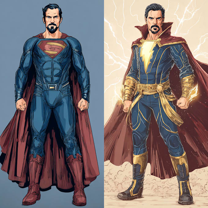 Draw character in classic marvel comic style by Vuenresgela | Fiverr
