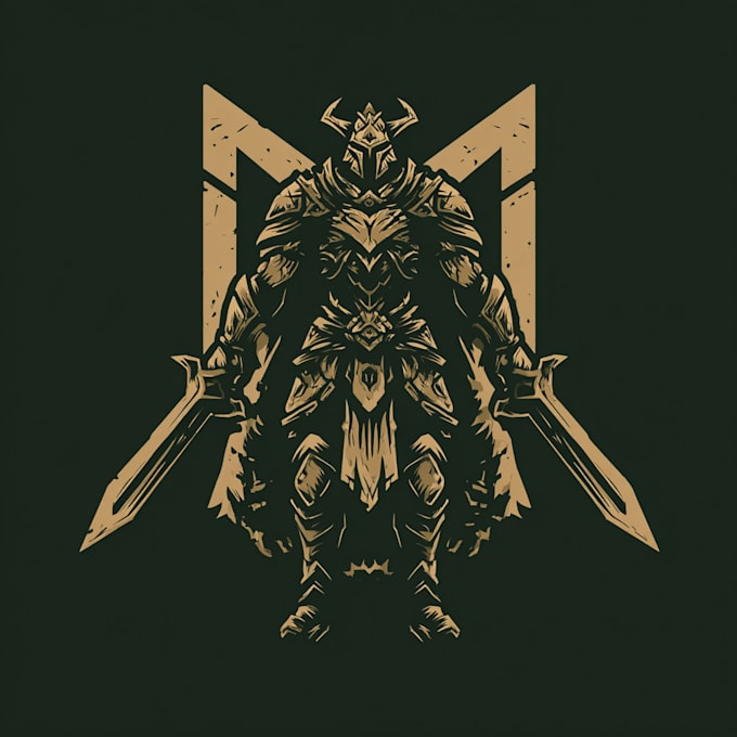 Draw awesome rpg fantasy or sci fi logo for you by Kesarlaens | Fiverr