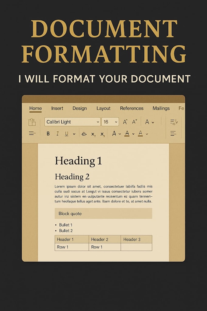 Professionally format your word, pdf and excel documents by Mirza ...