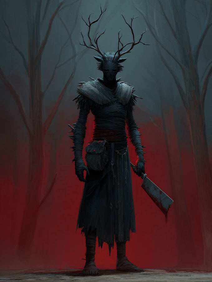 Draw horror character illustration by Joaquinpo | Fiverr