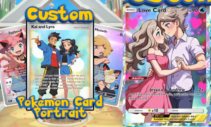 Draw custom pokemon trainer for tcg pokemon card or fakemon by ...