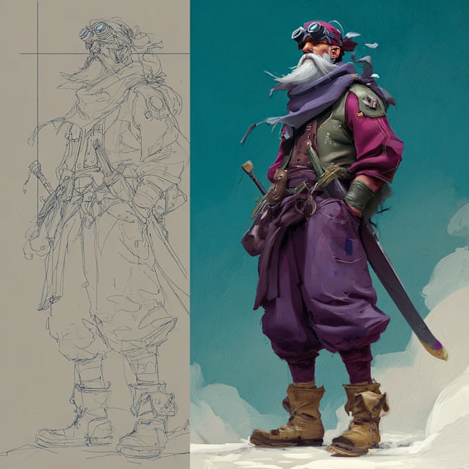 Create concept art and illustration by Sreekiquito | Fiverr