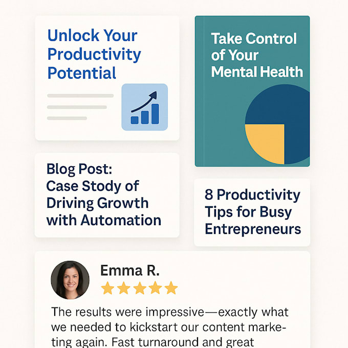 Create a month of done for you content in just 5 days by Dawsonsteven ...