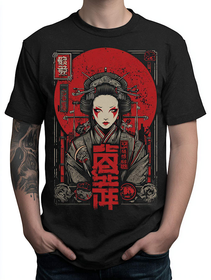 Do japanese t shirt design by Darianalbright | Fiverr