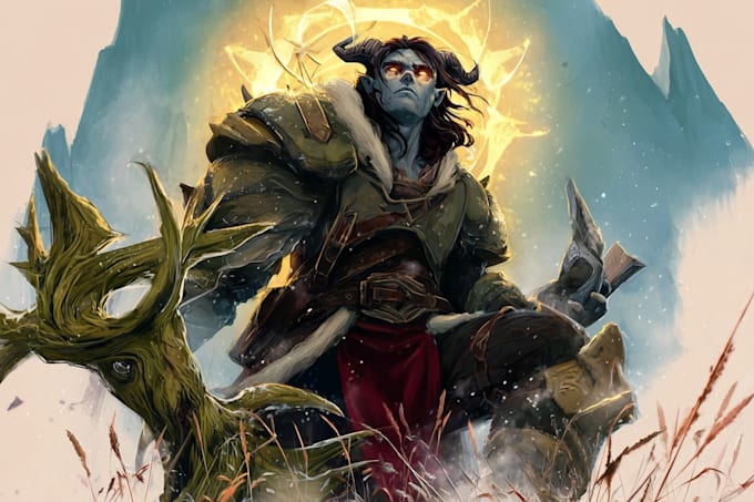 Draw fantasy art, dnd, monster, creature, game art by Byronent | Fiverr