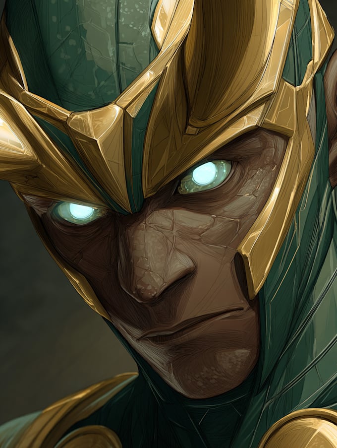 Draw an awesome color comic book page or graphic novel by ...