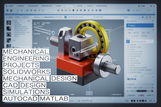 Do mechanical engineering projects on solidworks, mechanical design ...