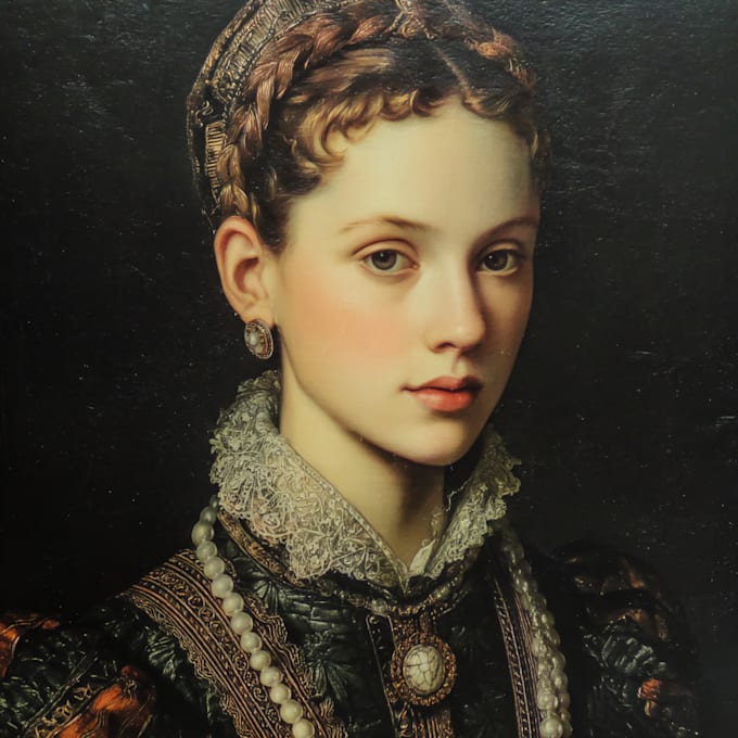 Paint renaissance art oil painting portrait by Emberlisneros | Fiverr