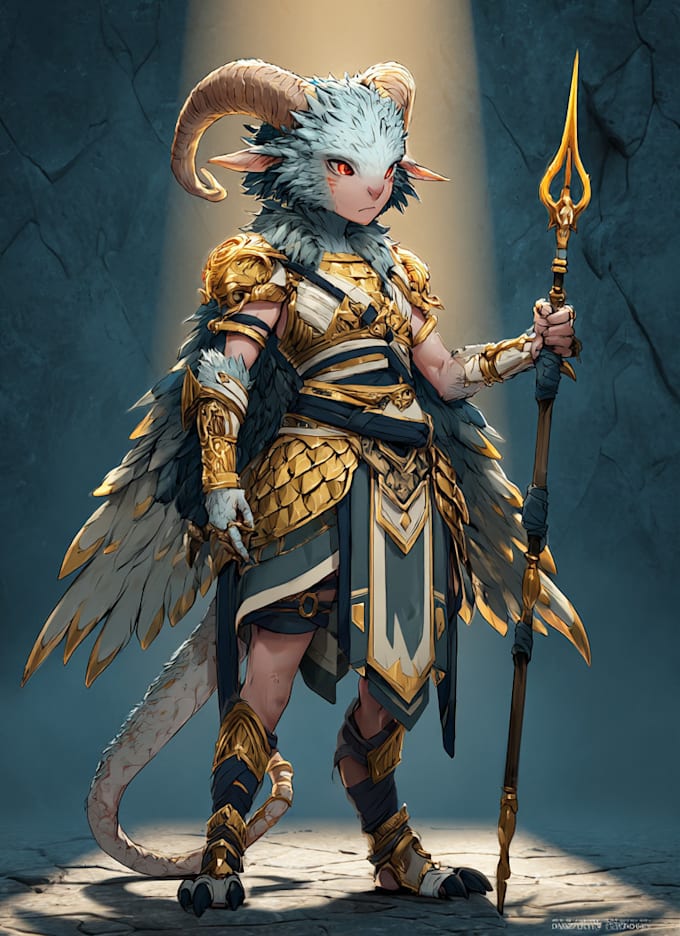 Paint your dark fantasy creature by Kevaorster | Fiverr