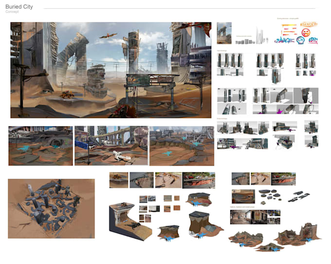 Create environmental concept art and design by Mirilionart | Fiverr