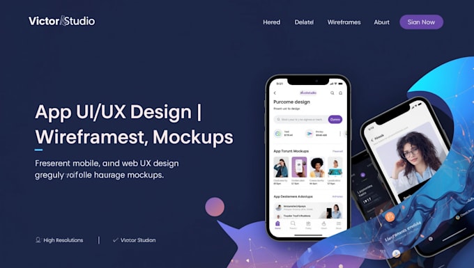 Design modern web and mobile app ui ux, wireframes, and prototypes in ...