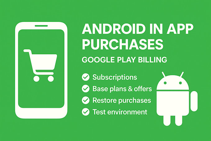 Setup google play billing in app purchases by Hevingolakiy632 | Fiverr