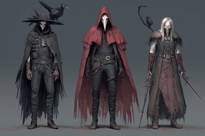 Fantasy horror and fantasy horror character by Vadavantes | Fiverr