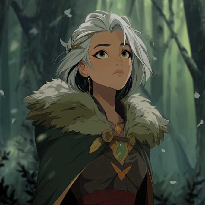 Draw your rpg character in color by Lysiphise | Fiverr