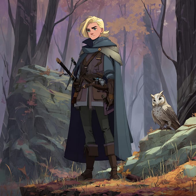 Fantasy character design, fantasy illustrations by Pallinungu | Fiverr