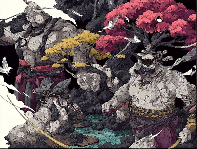 Draw custom freehand fantasy illustrations tailored to your vision by ...