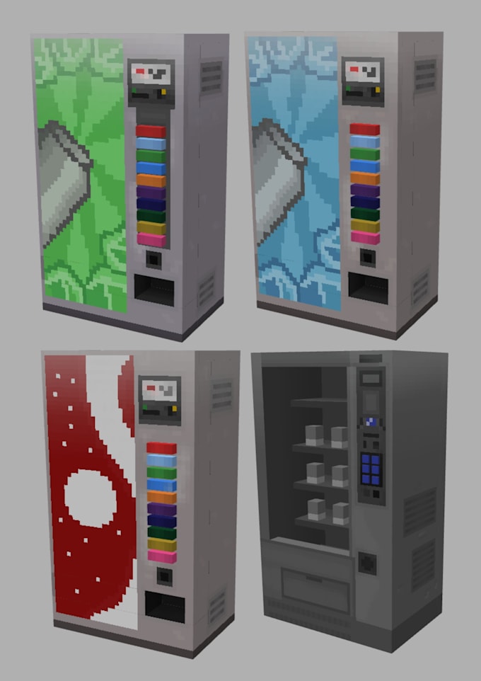 Create custom 3d minecraft models using blockbench by Alazgarciaa | Fiverr