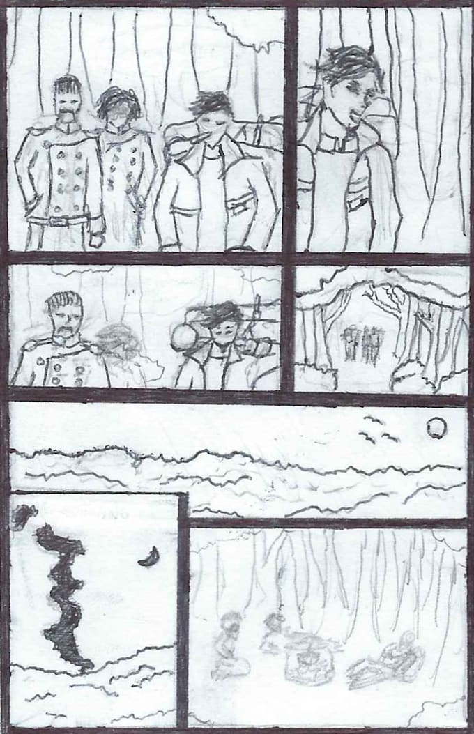 Create simple comic storyboards by Marcusftw | Fiverr