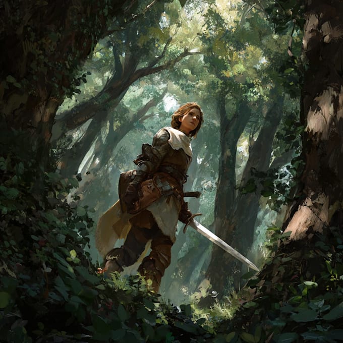 Amazing fantasy character art by Alshosh3 | Fiverr