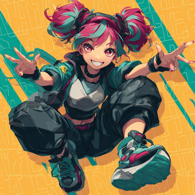 Draw your custom anime character by Naantityse | Fiverr