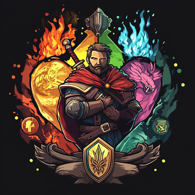 Make a fantasy game logo by Frederickoncep | Fiverr