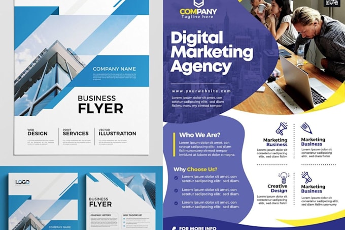 Design urgent flyer, business one pager flyer design for your business ...