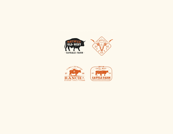 Do western cattle brand style cowboy cattle logo design by Raphael_howe ...
